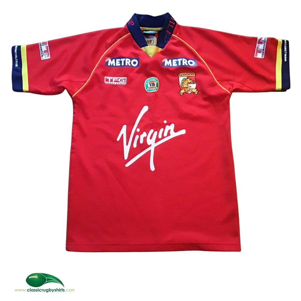 World Rugby Shirts | 2003 London Broncos Vintage Jerseys