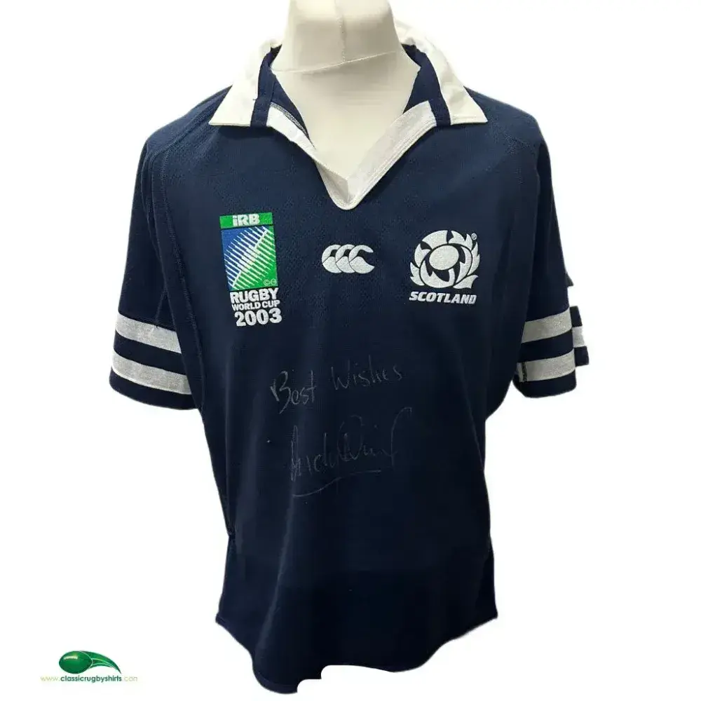 Vintage World Rugby Shirts | 2003 Scotland RWC Classic Old Jerseys