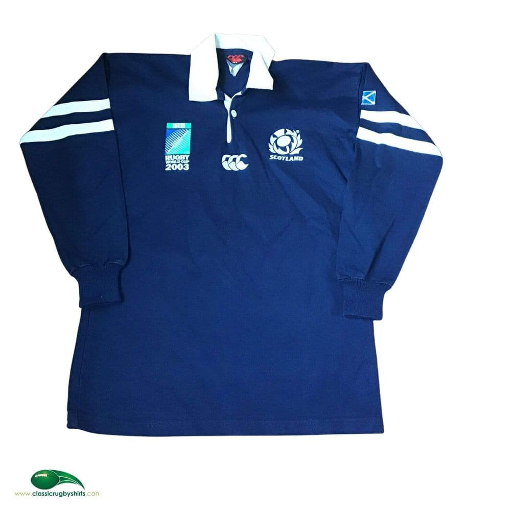 World Cup Rugby Shirts | 2003 Scotland RWC Vintage Old Classic Jerseys