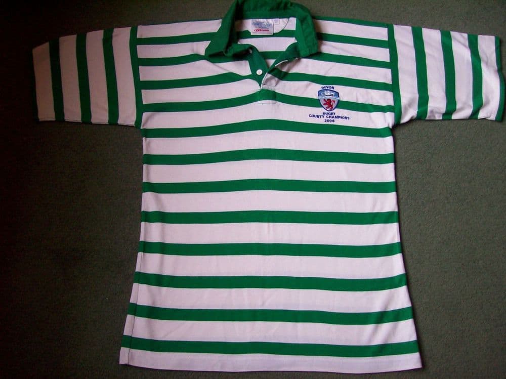 2004 Devon Rugby Union Shirt County Champions Adults Medium
