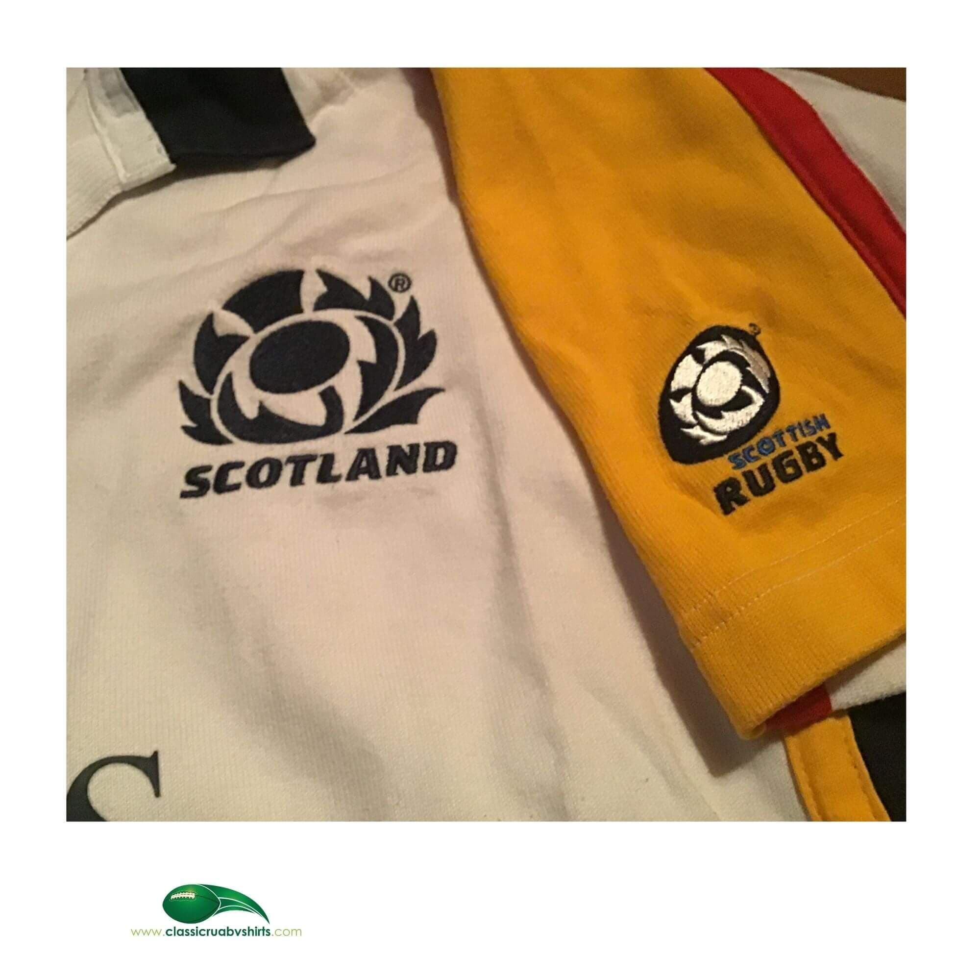 Classic Rugby Shirts | 2005 2006 Scotland Vintage Old Away Jerseys