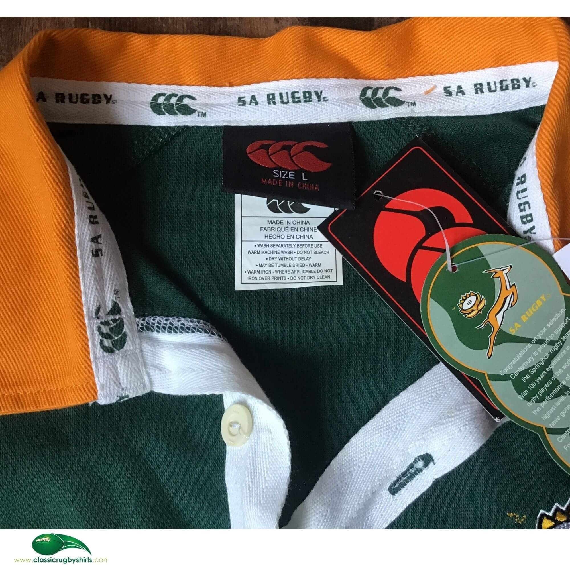 Classic Rugby Shirts | 2005 South Africa Old Vintage Retro Jersey