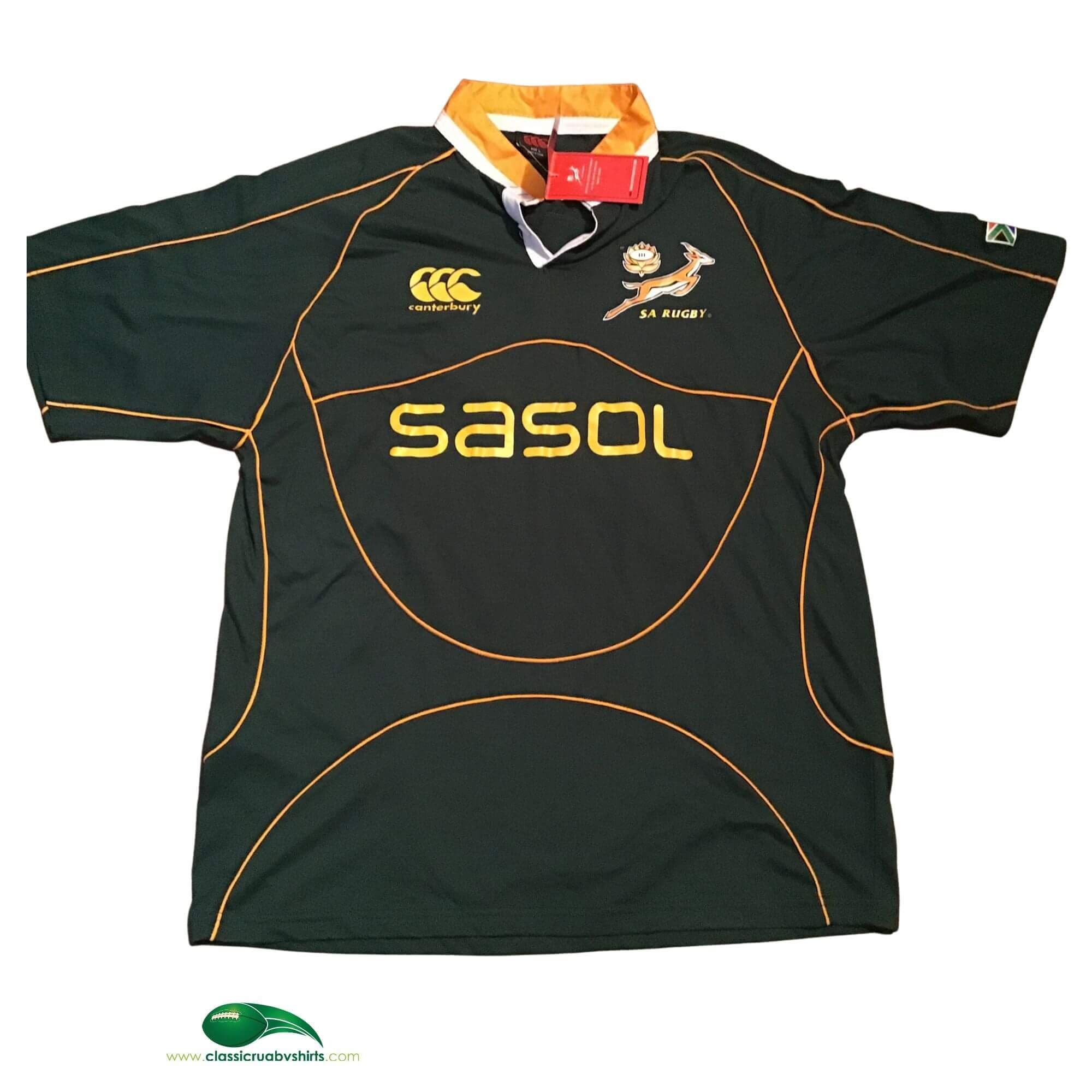 Classic Rugby Shirts | 2007 2008 Springboks Old Vintage Jerseys