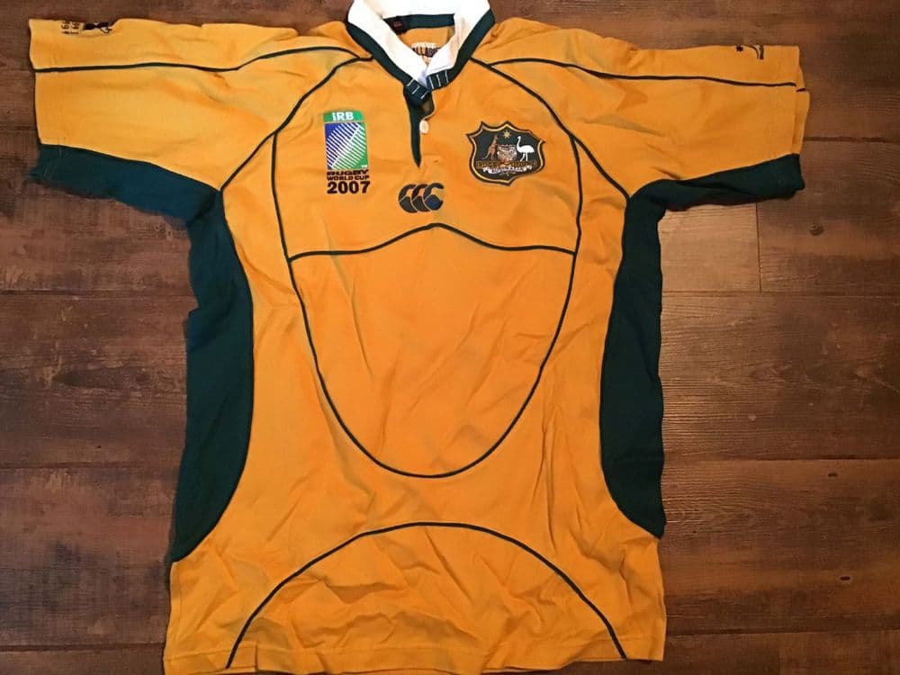Old Rugby Shirts | 2007 Australia World Cup Vintage Jerseys