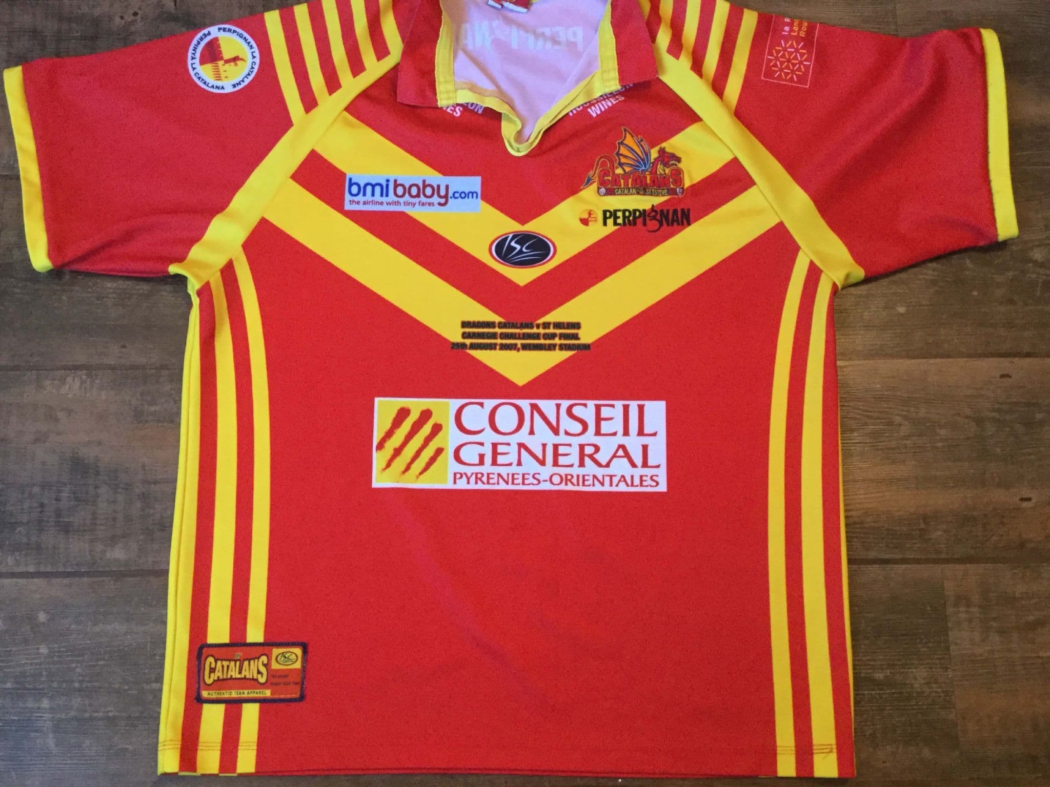 Classic Rugby Shirts | 2007 Catalans Dragons Vintage Old League Jerseys