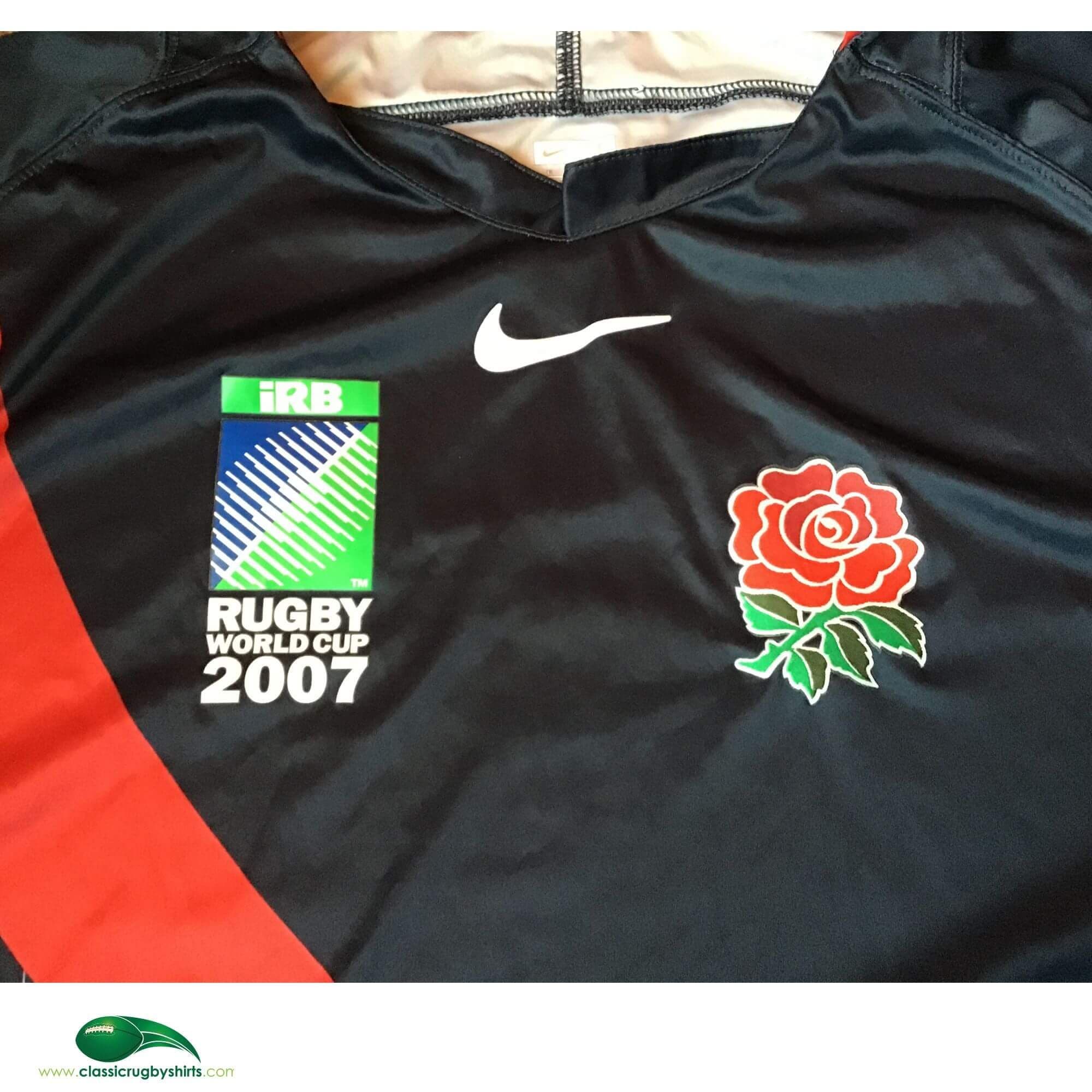 World Rugby Shirts | 2007 England RWC Vintage Player Jerseys