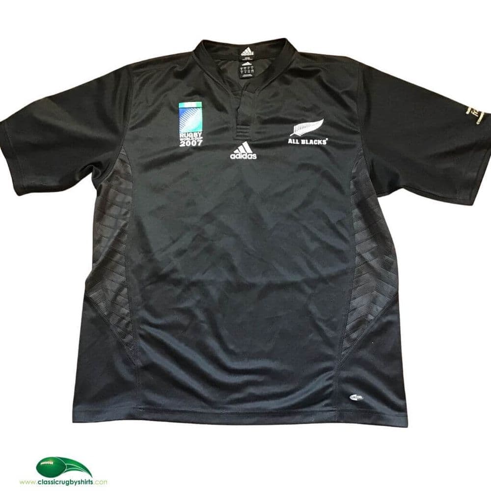RWC Rugby Shirts | 2007 New Zealand All Blacks Vintage Old Jerseys