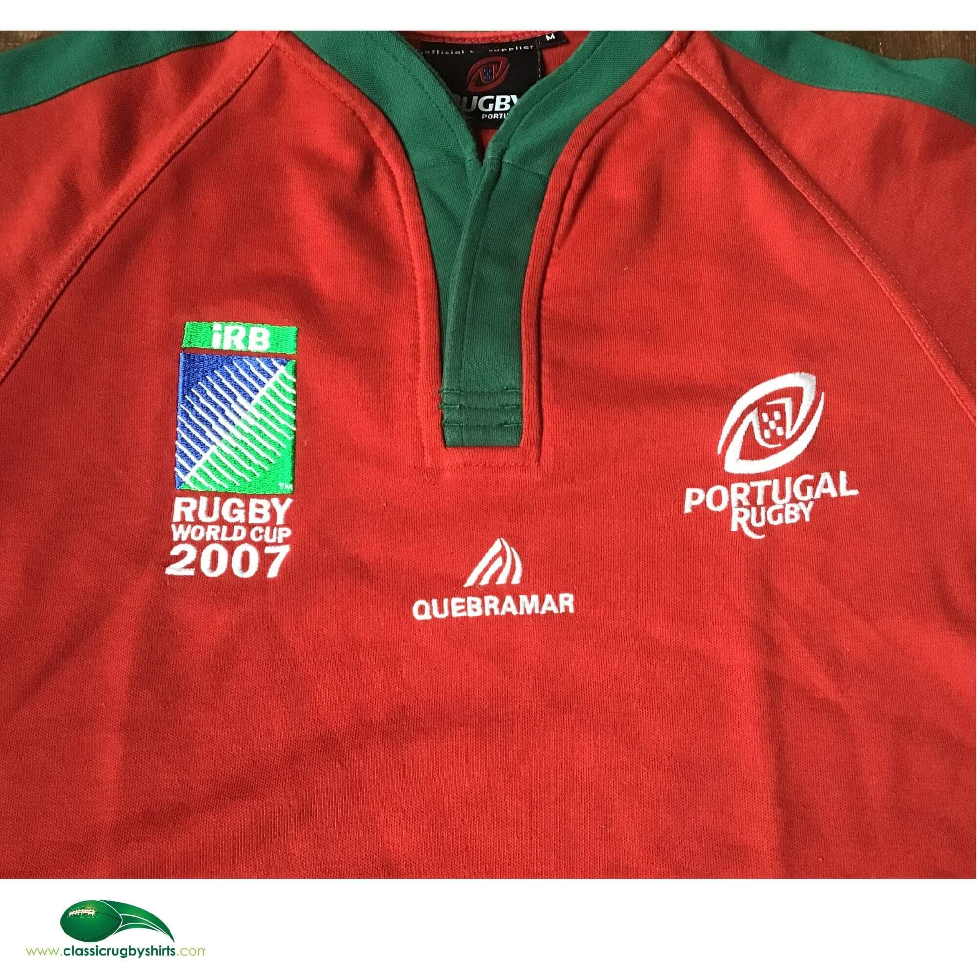 World Cup Rugby Shirts | 2007 Portugal RWC Old Vintage Jerseys