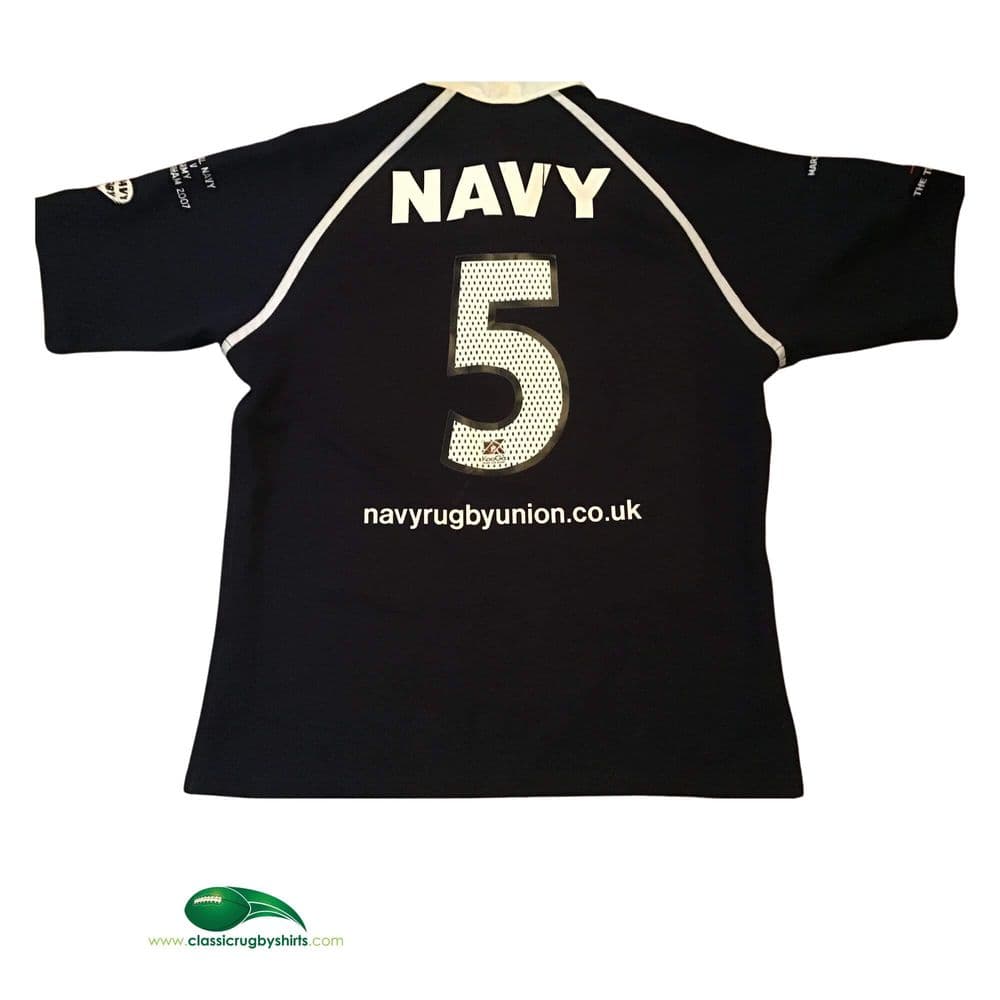Classic Rugby Shirts | 2007 Royal Navy Match worn Old Jerseys