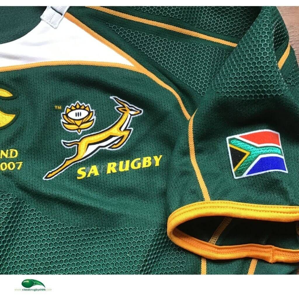 Classic Rugby Shirts | 2007 South Africa RWC Final Vintage Old Retro ...