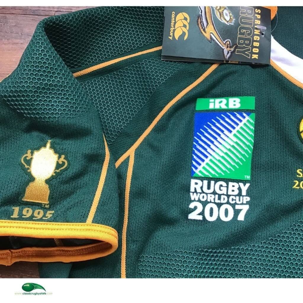Classic Rugby Shirts | 2007 South Africa RWC Final Vintage Old Retro ...