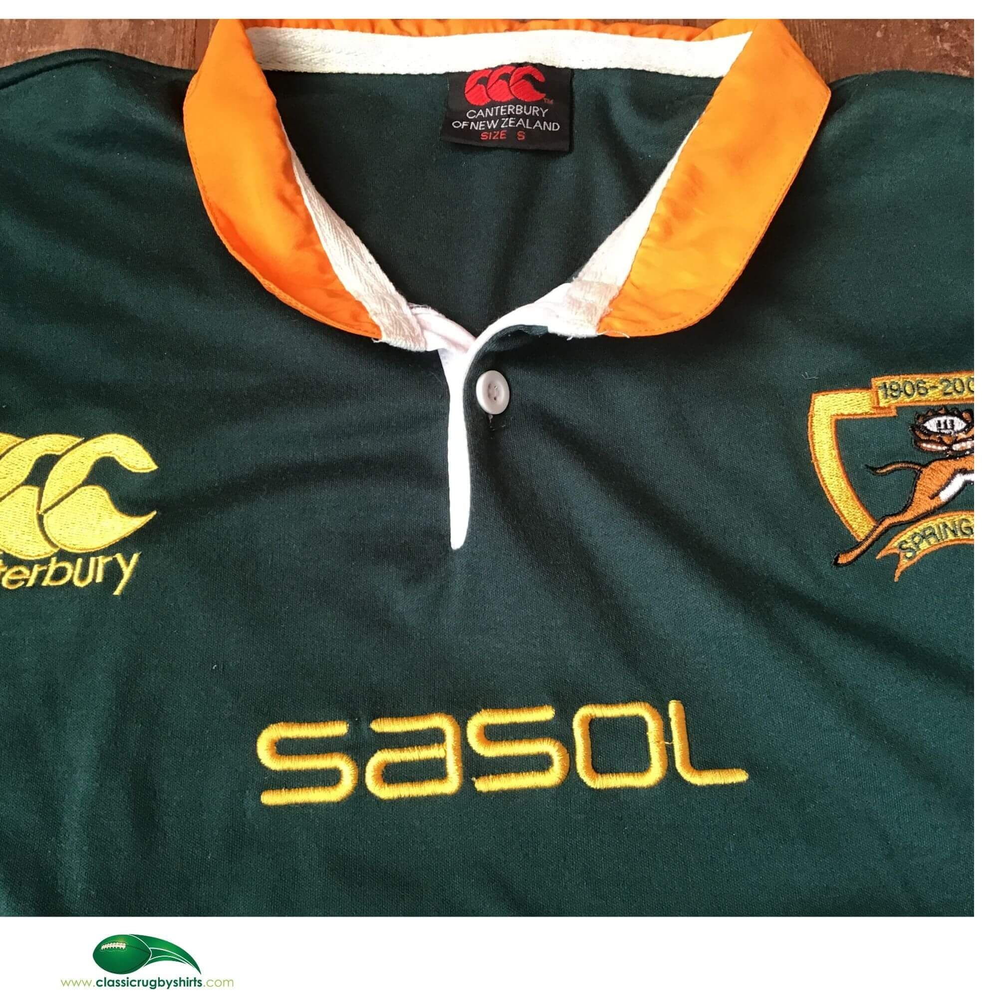 Classic Rugby Shirts | 2007 Springboks Crests Vintage Old Jerseys