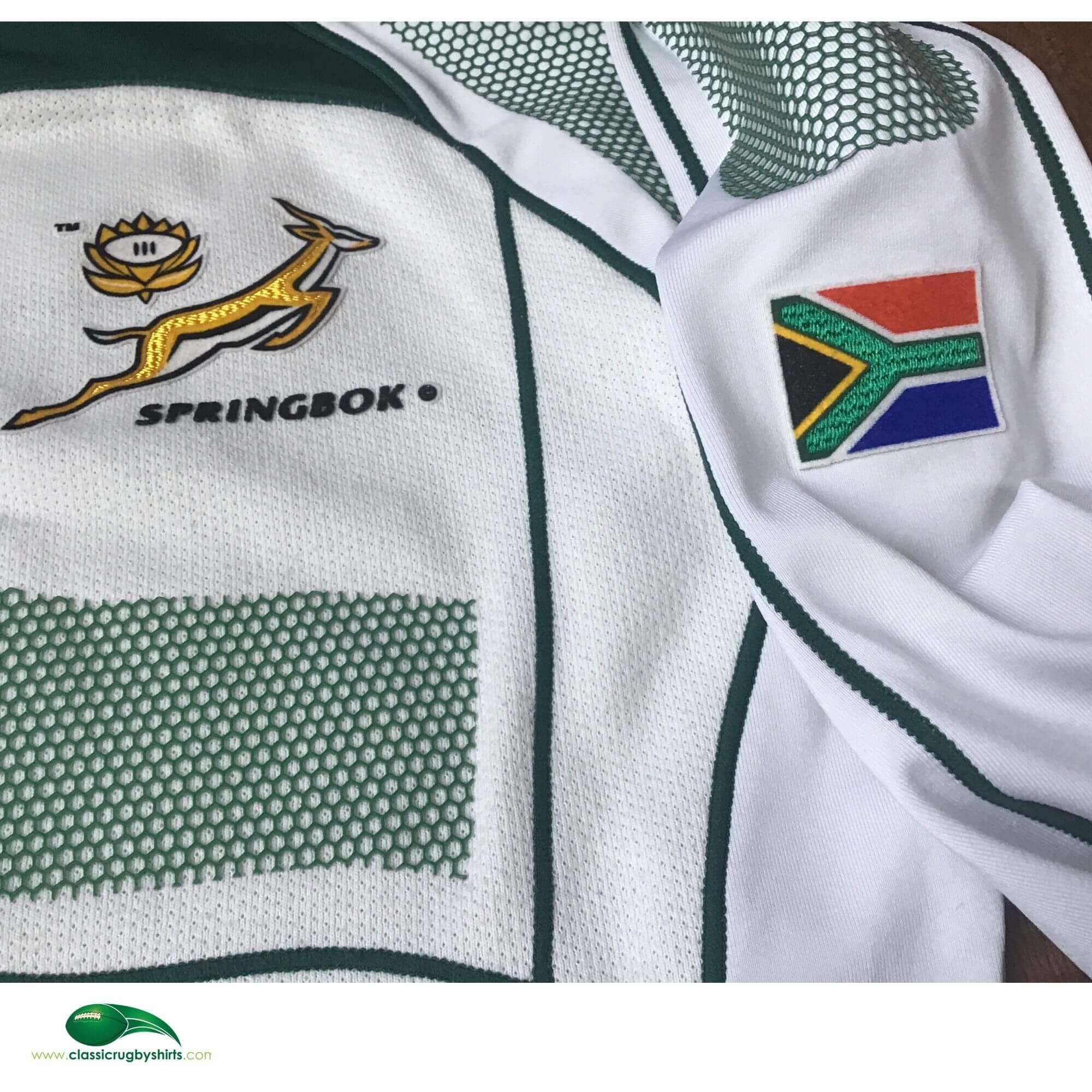 World Cup Rugby Shirts | 2007 Springboks Vintage Old Retro Jerseys