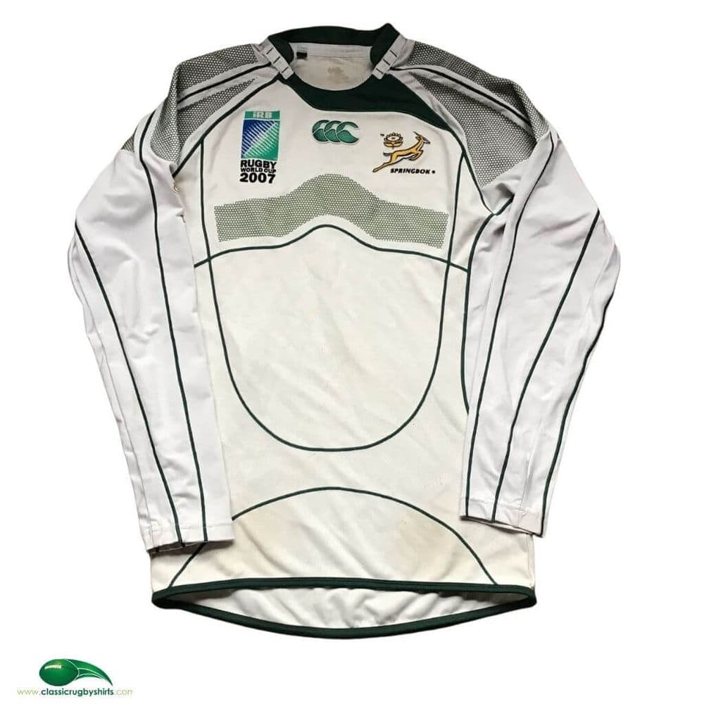 World Cup Rugby Shirts | 2007 Springboks RWC Vintage Old Retro Jerseys