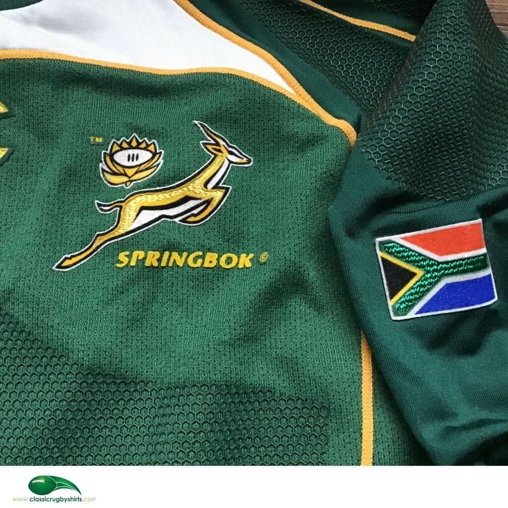 World Cup Rugby Shirts | 2007 Springboks Vintage Old RWC Jerseys