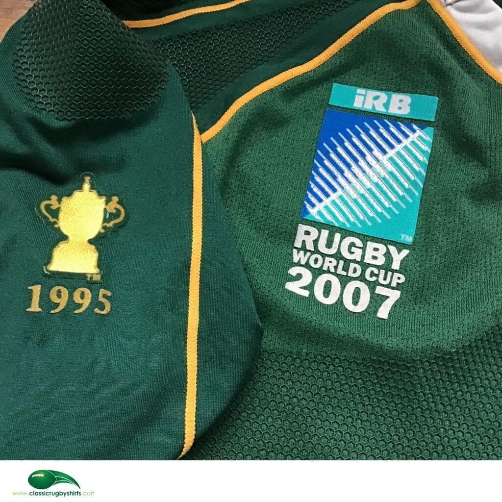 World Cup Rugby Shirts | 2007 Springboks Vintage Old RWC Jerseys