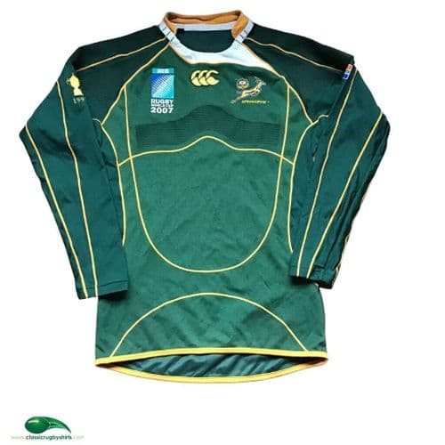 World Cup Rugby Shirts | 2007 Springboks Vintage Old RWC Jerseys