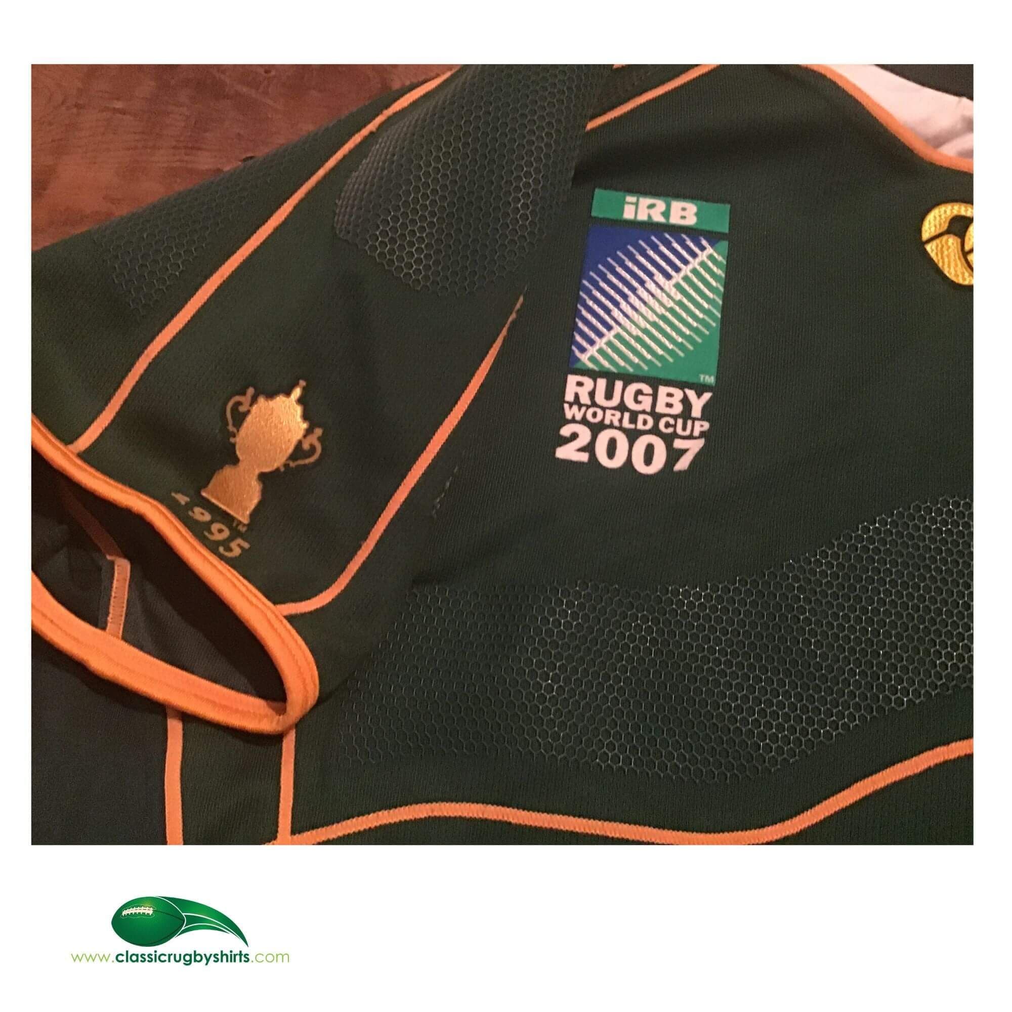 Classic Rugby Shirts | 2007 Springboks RWC Vintage Old Player Jerseys