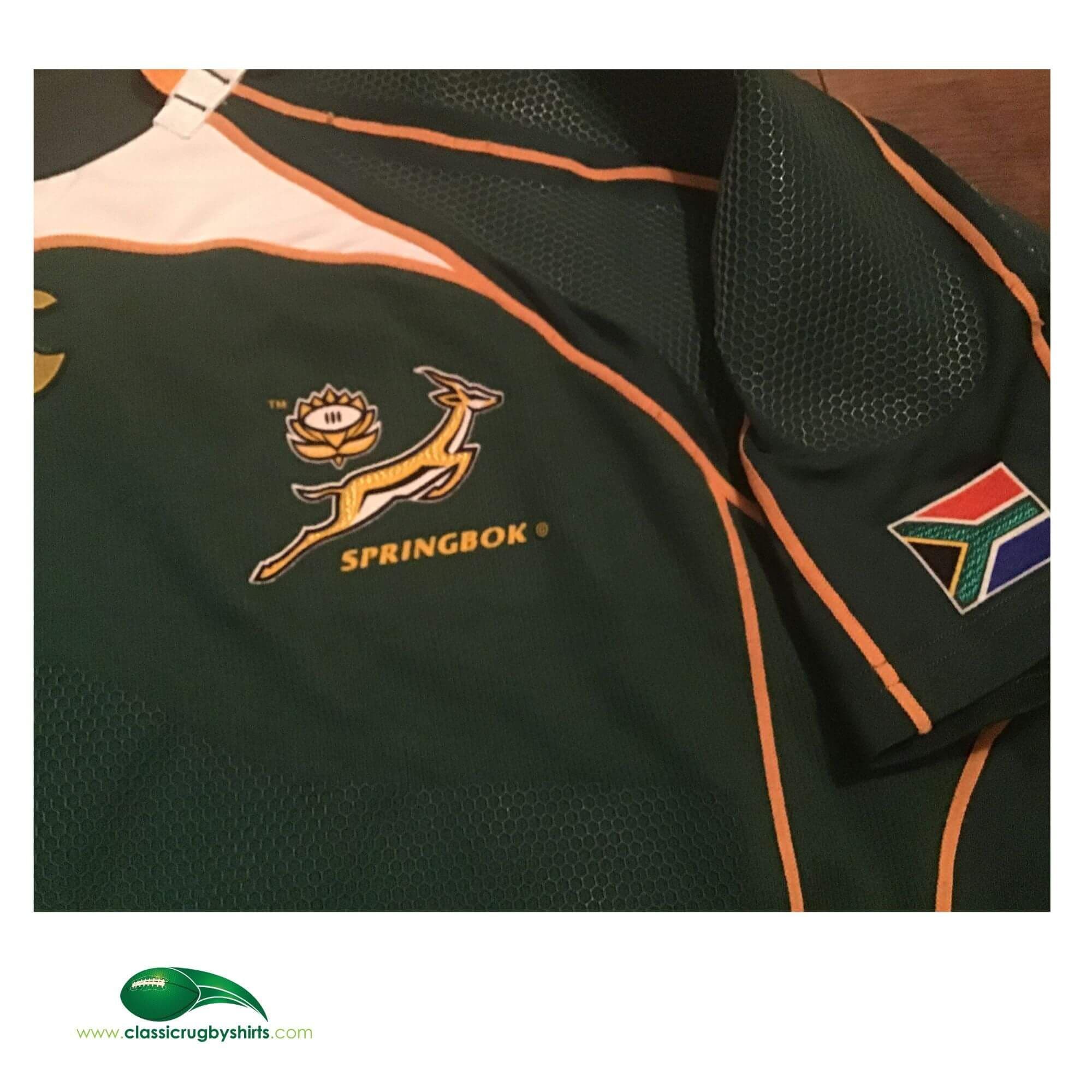 Classic Rugby Shirts | 2007 Springboks RWC Vintage Old Player Jerseys