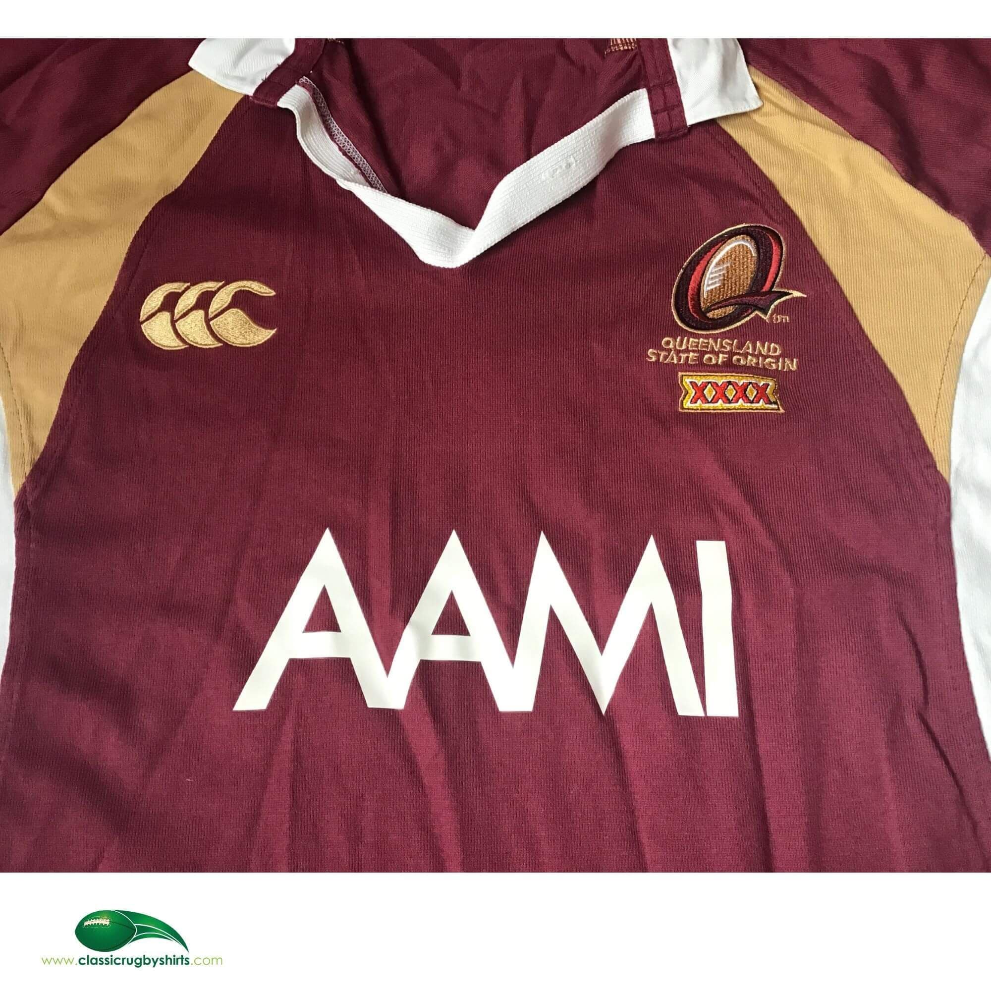 World Rugby Shirts | 2009 Queensland State of Origin Vintage Old Jerseys
