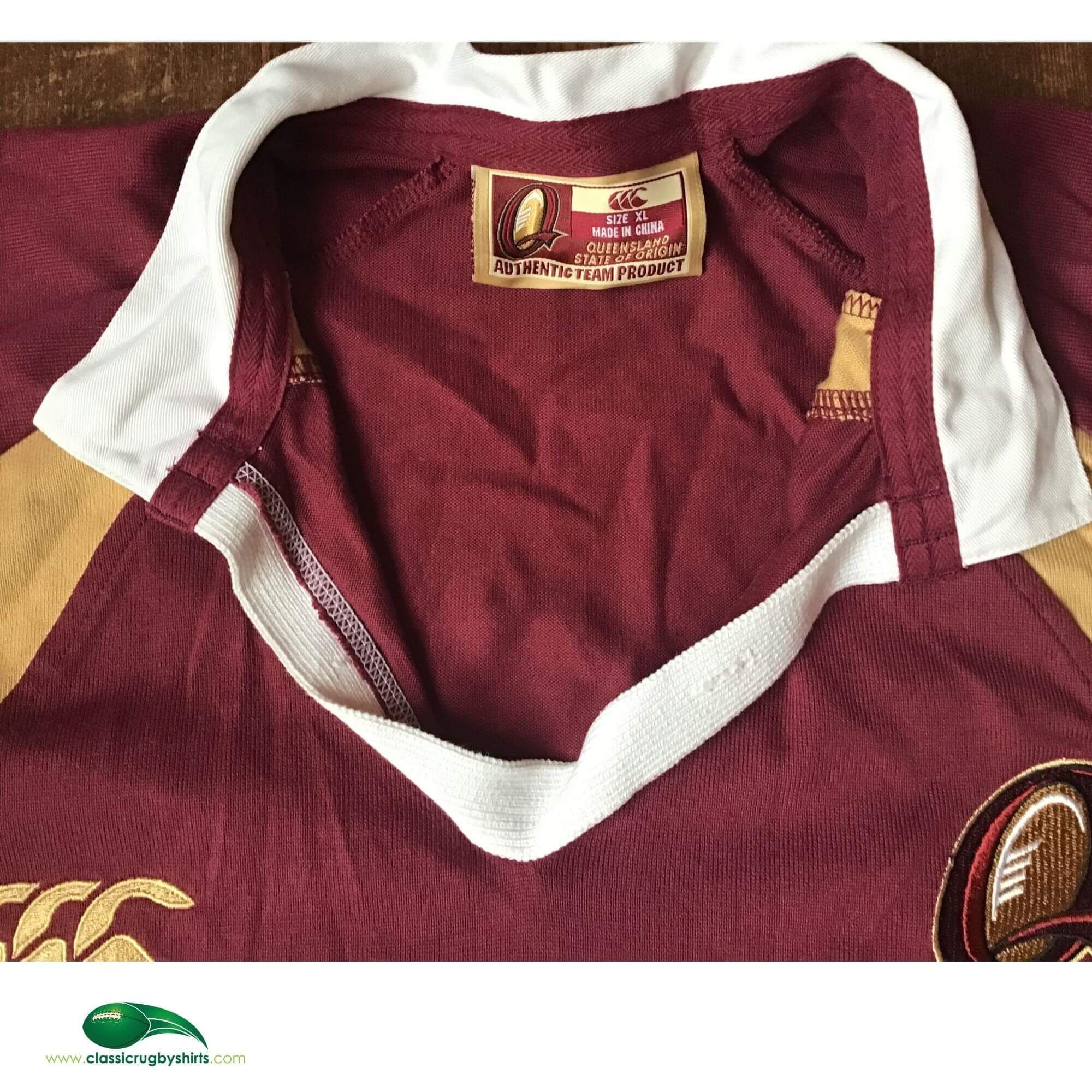 World Rugby Shirts | 2009 Queensland State of Origin Vintage Old Jerseys