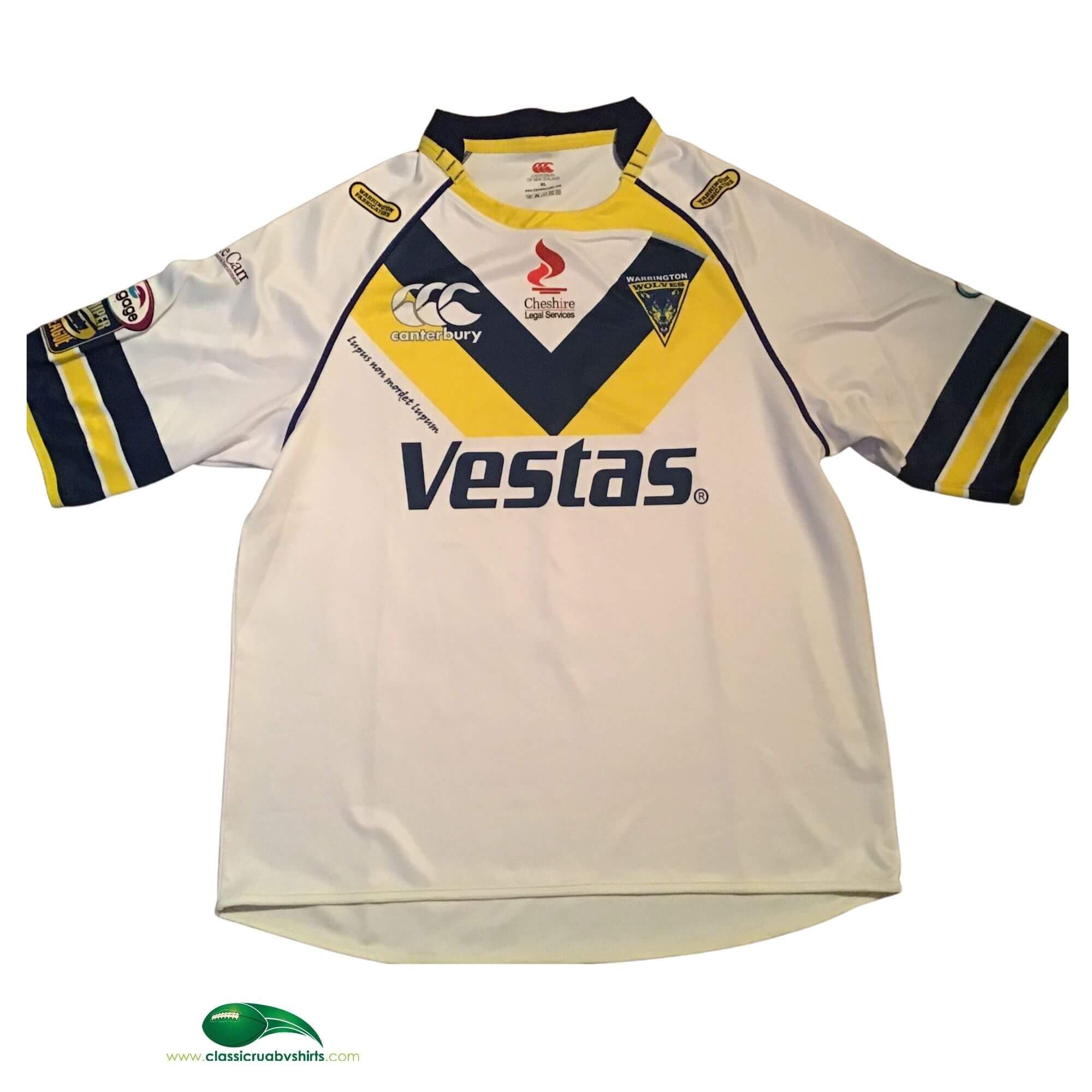 Classic Rugby Shirts | 2009 Warrington Wolves Vintage Old Jerseys