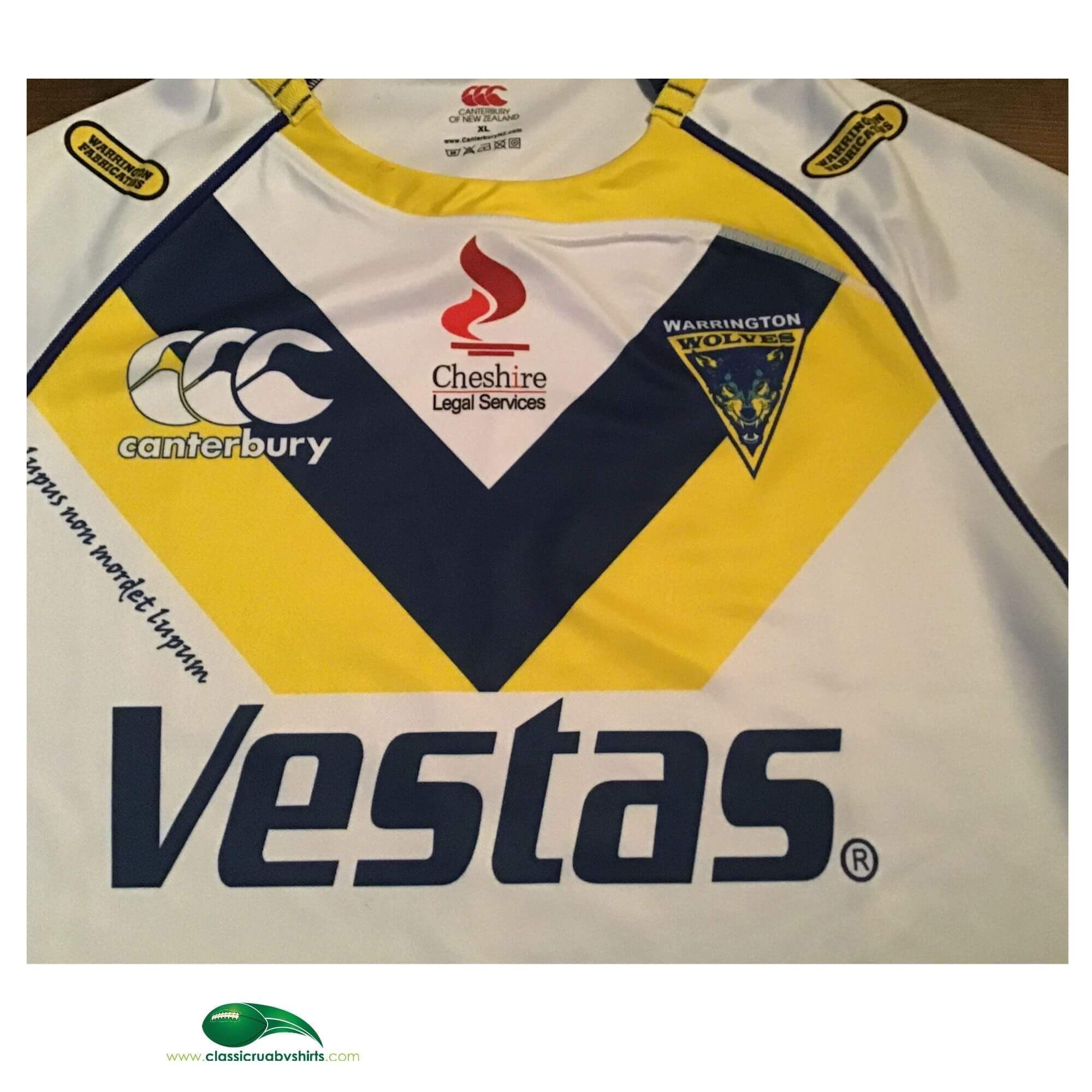 Classic Rugby Shirts | 2009 Warrington Wolves Vintage Old Jerseys