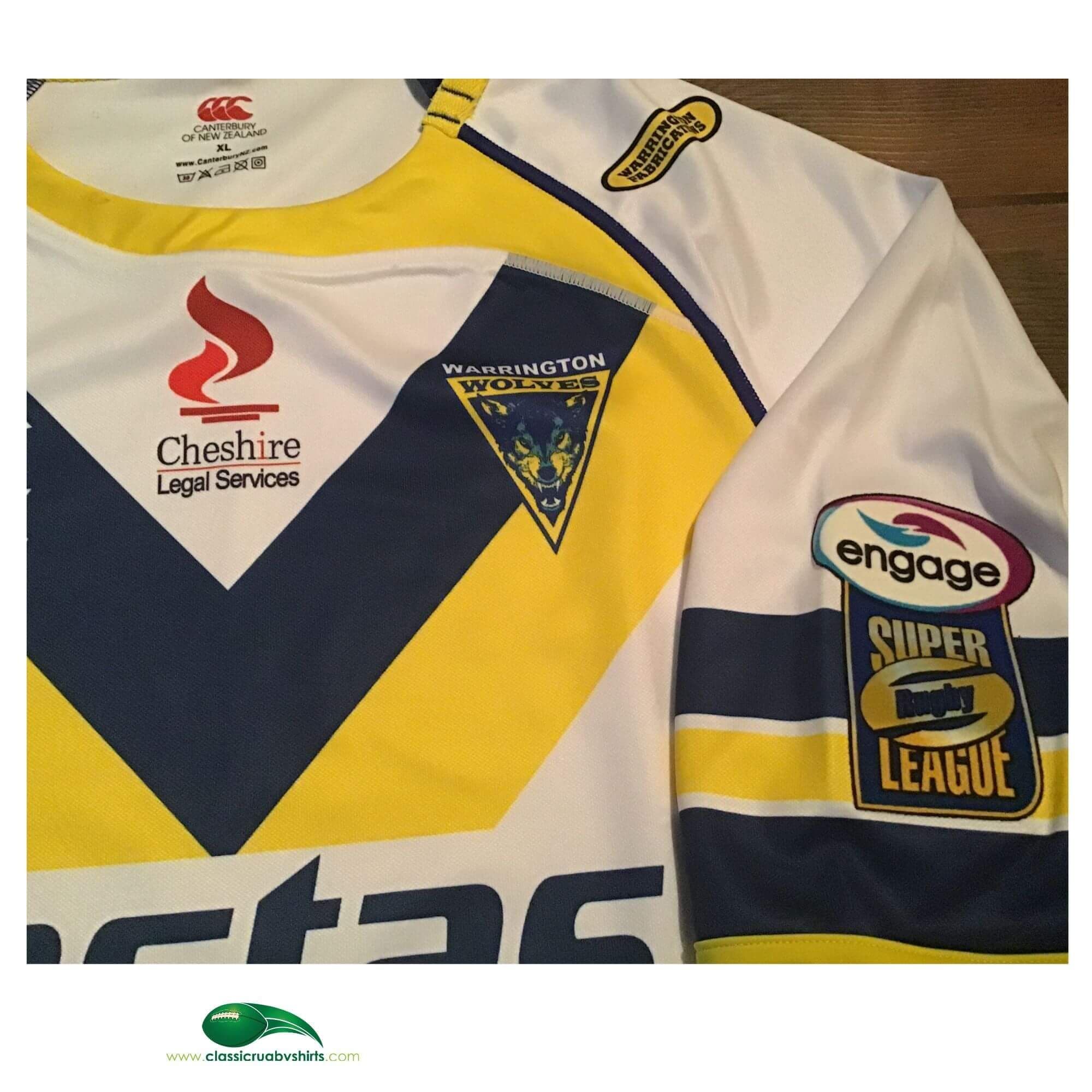 Classic Rugby Shirts | 2009 Warrington Wolves Vintage Old Jerseys