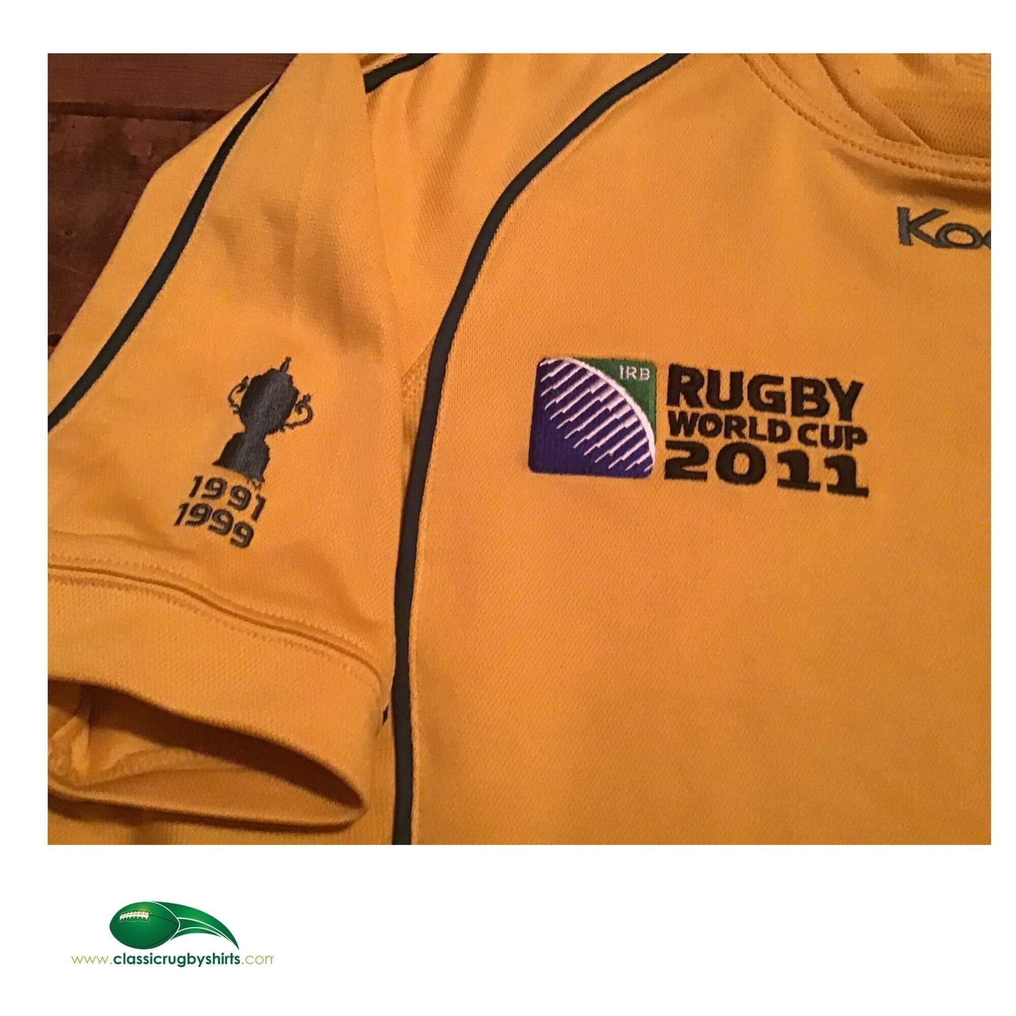 Classic World Rugby Shirts | 2011 Australia RWC Vintage Old Union Jersey