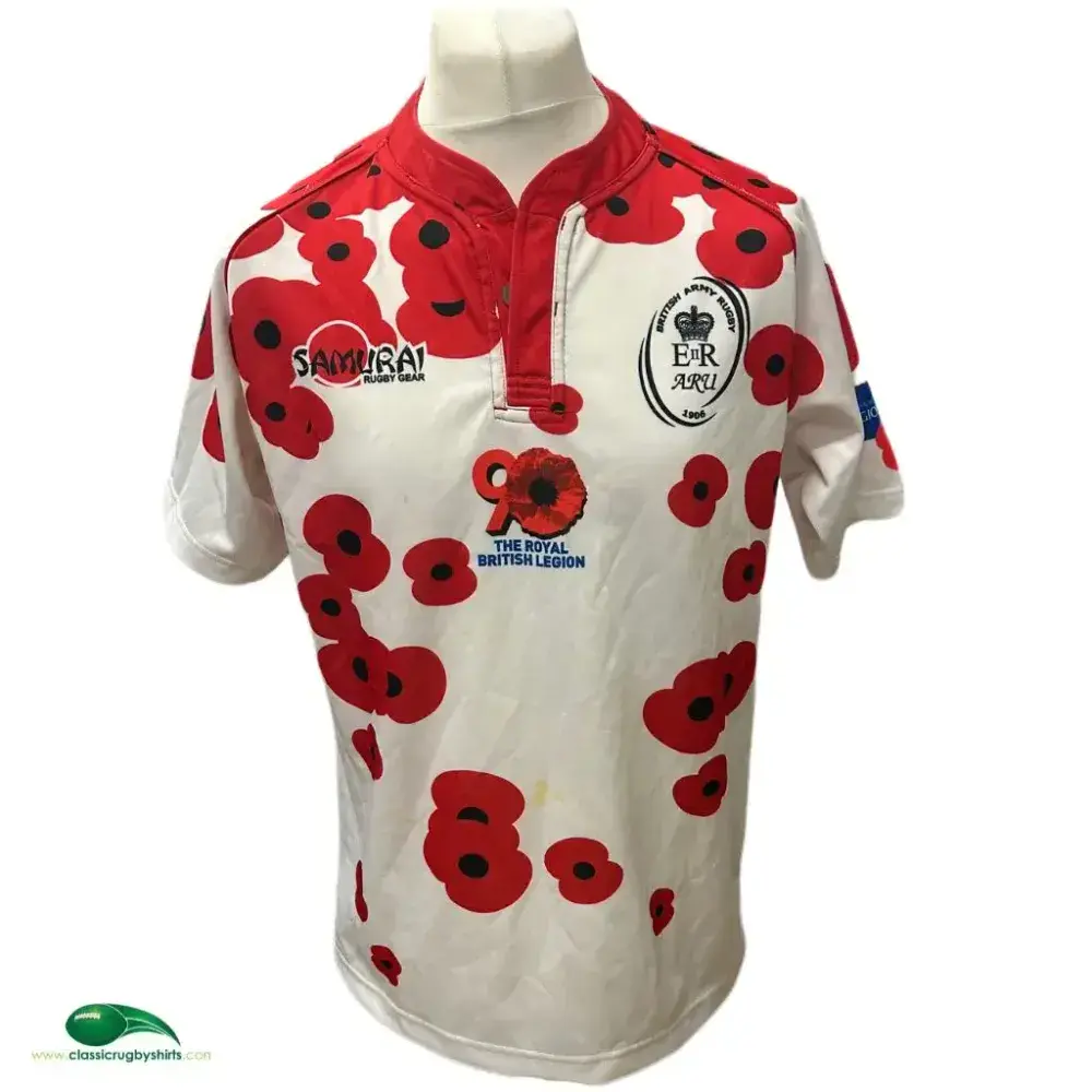 Classic Rugby Shirts | 2011 British Army Poppy Vintage Old Jerseys