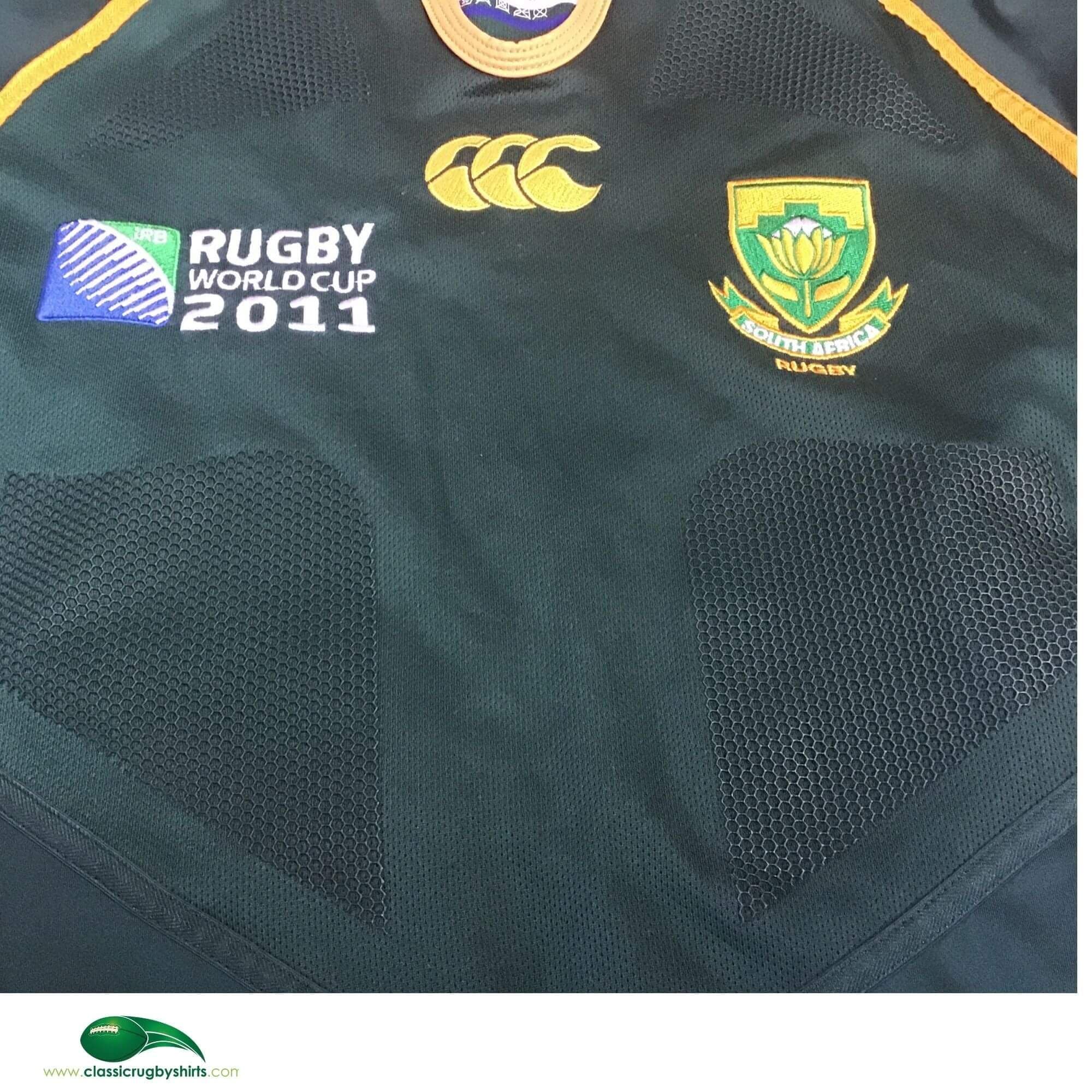 Classic Rugby Shirts | 2011 South Africa Springboks Old Vintage Jerseys