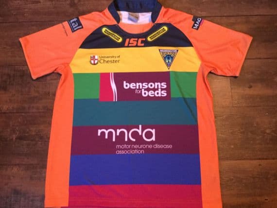 Classic Rugby Shirts | 2012 Warrington Charity Vintage Old Jerseys