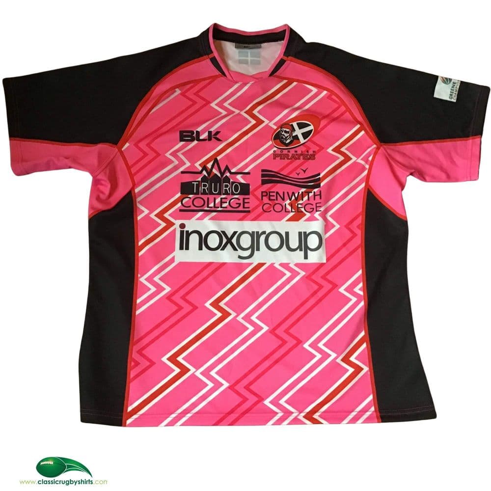 World Rugby Shirts | 2014 Cornish Pirates Vintage Old Jerseys