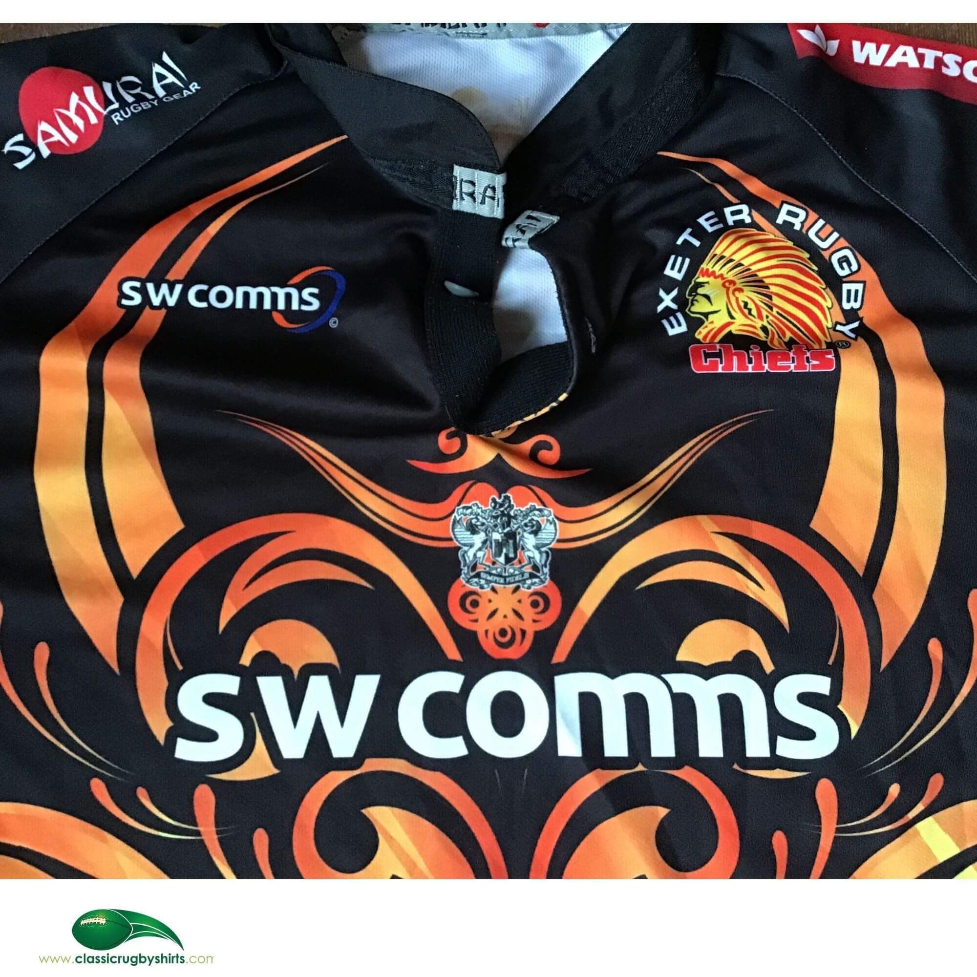 World Rugby Shirts | 2015 Exeter Chiefs Old Vintage Jerseys