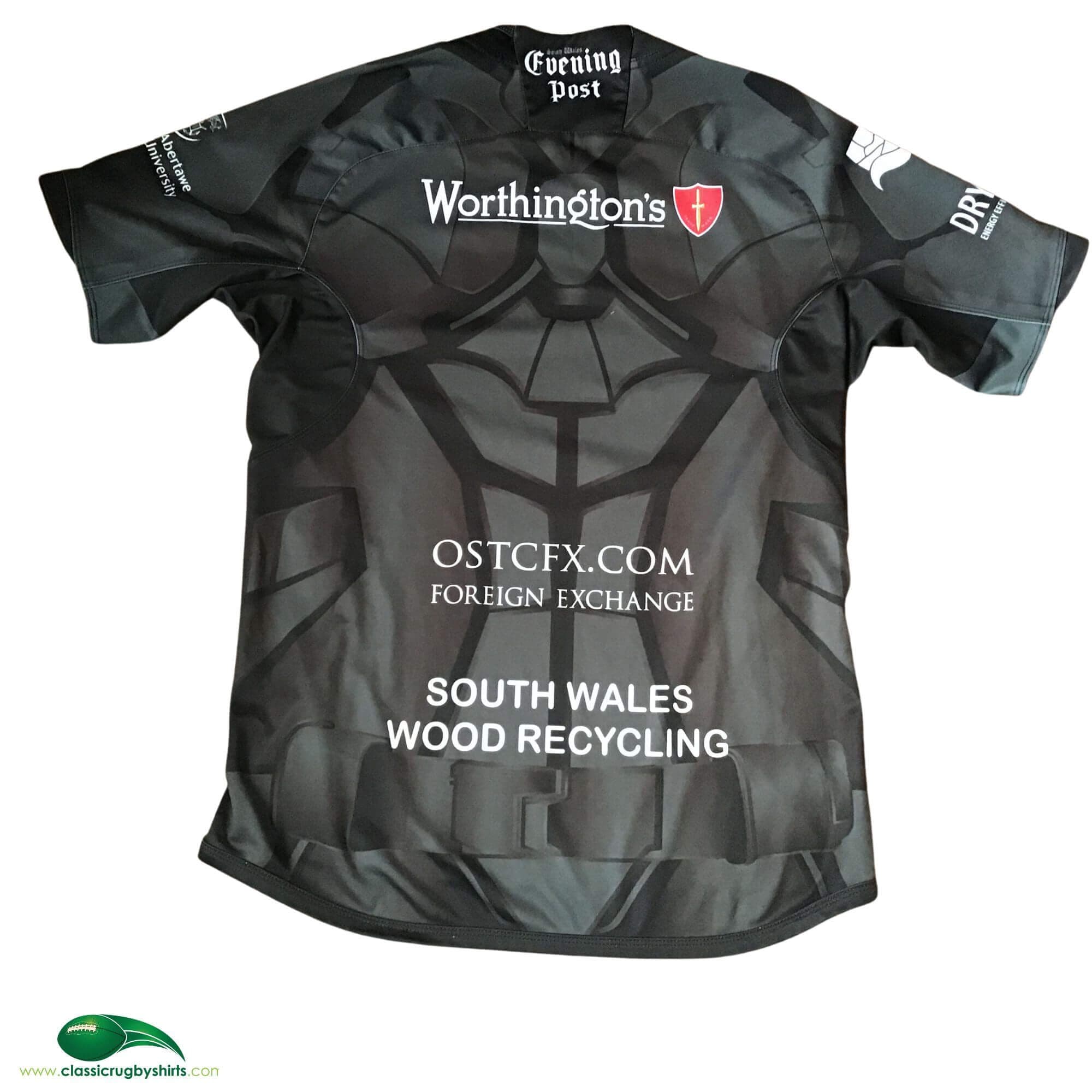 Classic Rugby Shirts | 2015 Ospreys Batman Vintage Old Jerseys