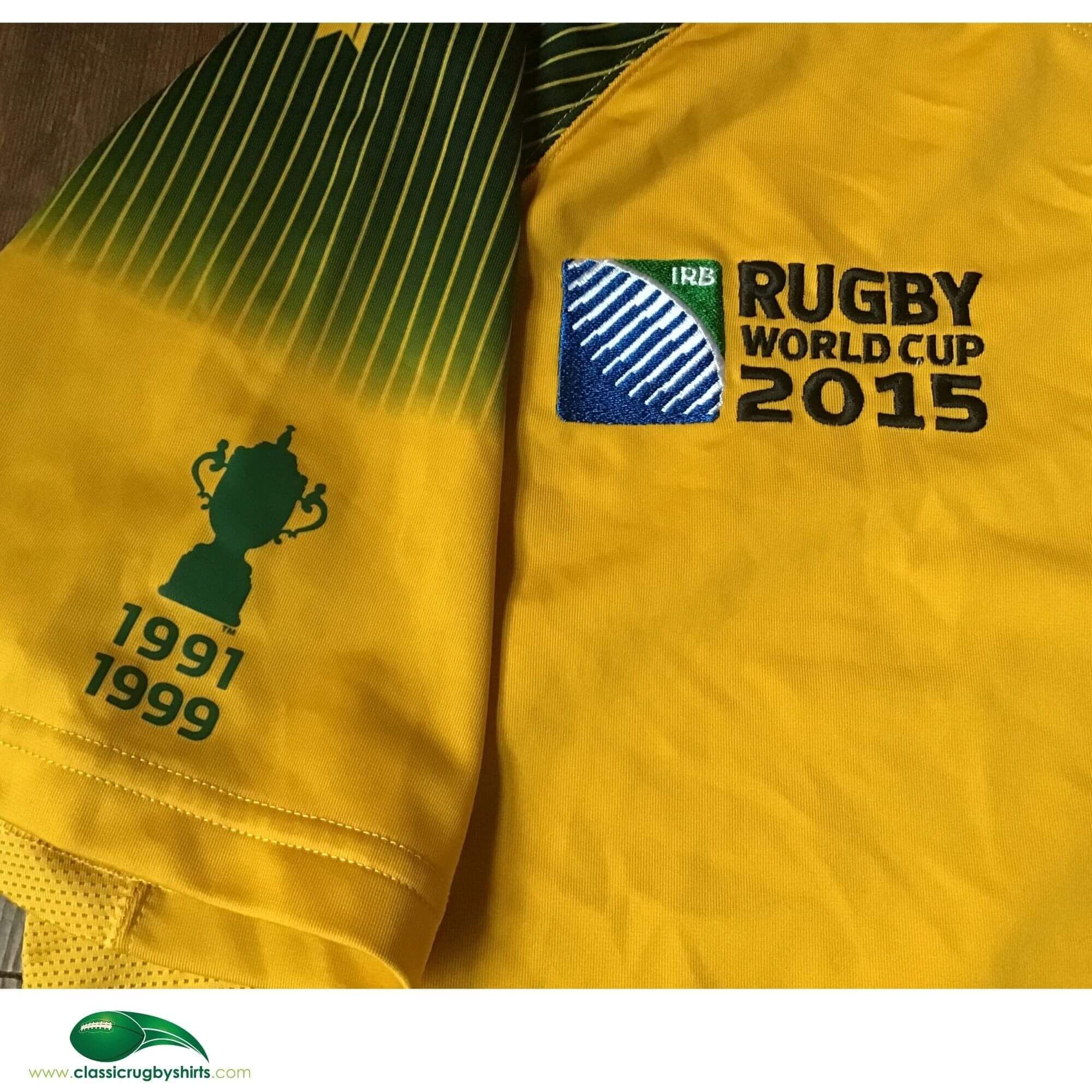 World Rugby Shirts | 2015 Australia RWC Vintage Old Jerseys Wallabies