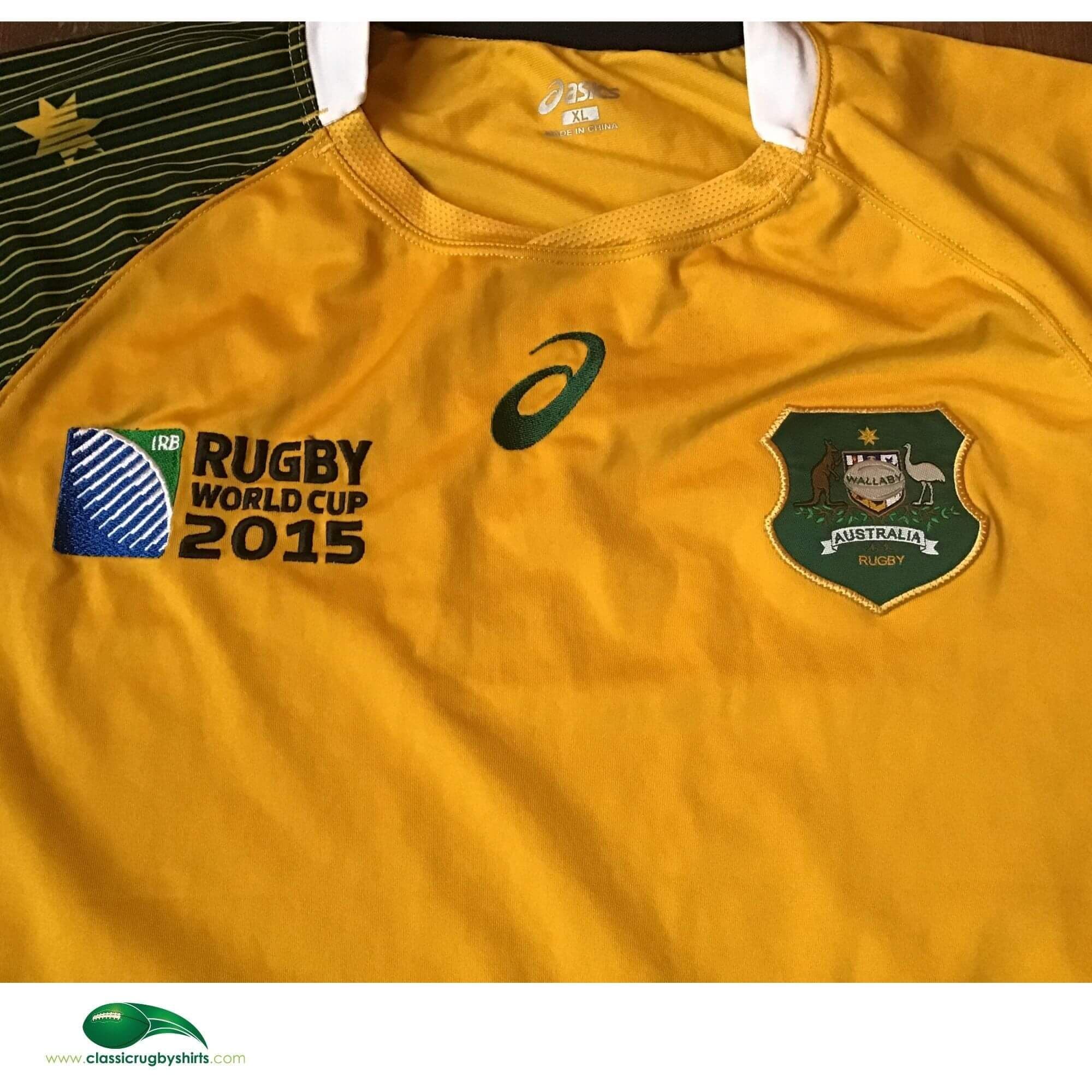 World Rugby Shirts | 2015 Australia RWC Vintage Old Jerseys Wallabies