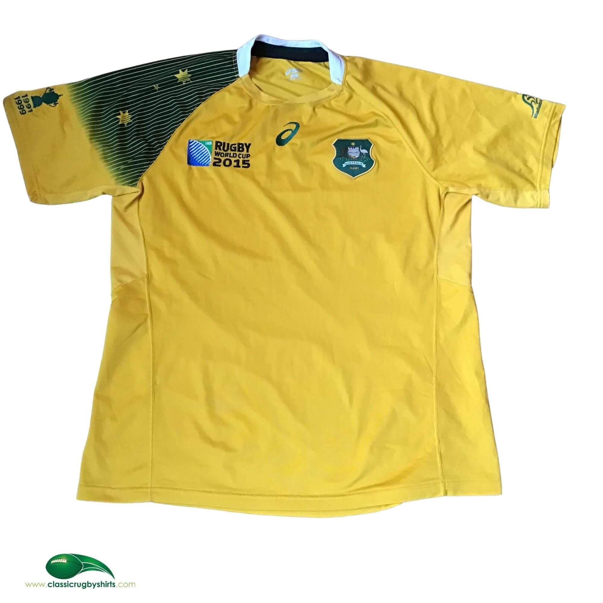 World Rugby Shirts | 2015 Australia RWC Vintage Old Jerseys Wallabies