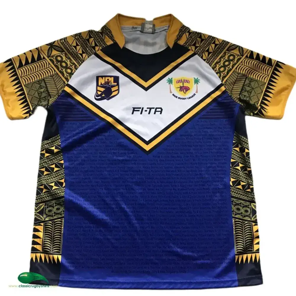 Classic Rugby Shirts | 2016 Niue Vintage Old RL Jerseys