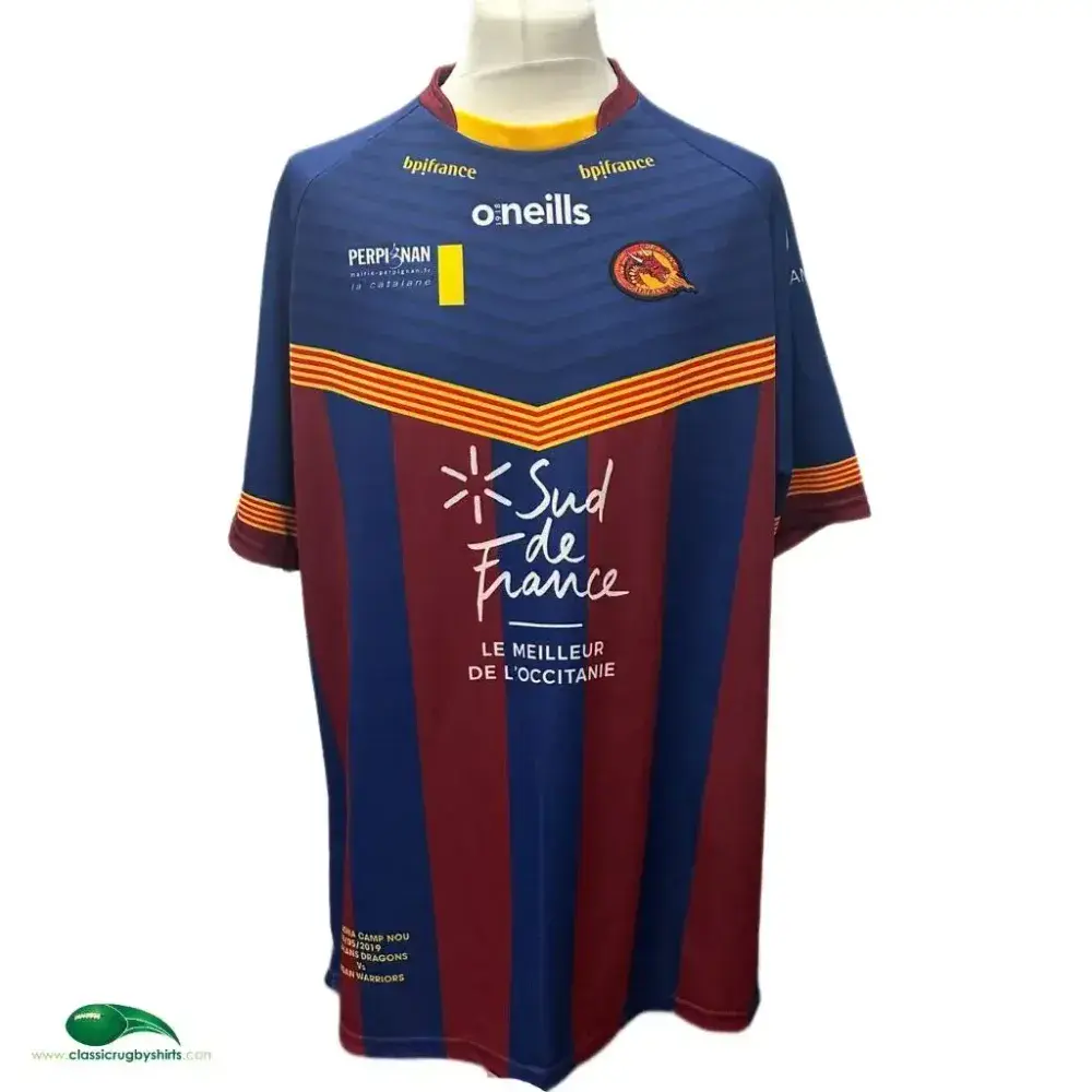 Old RL Rugby Shirts | 2019 Catalans Dragons Vintage Jerseys
