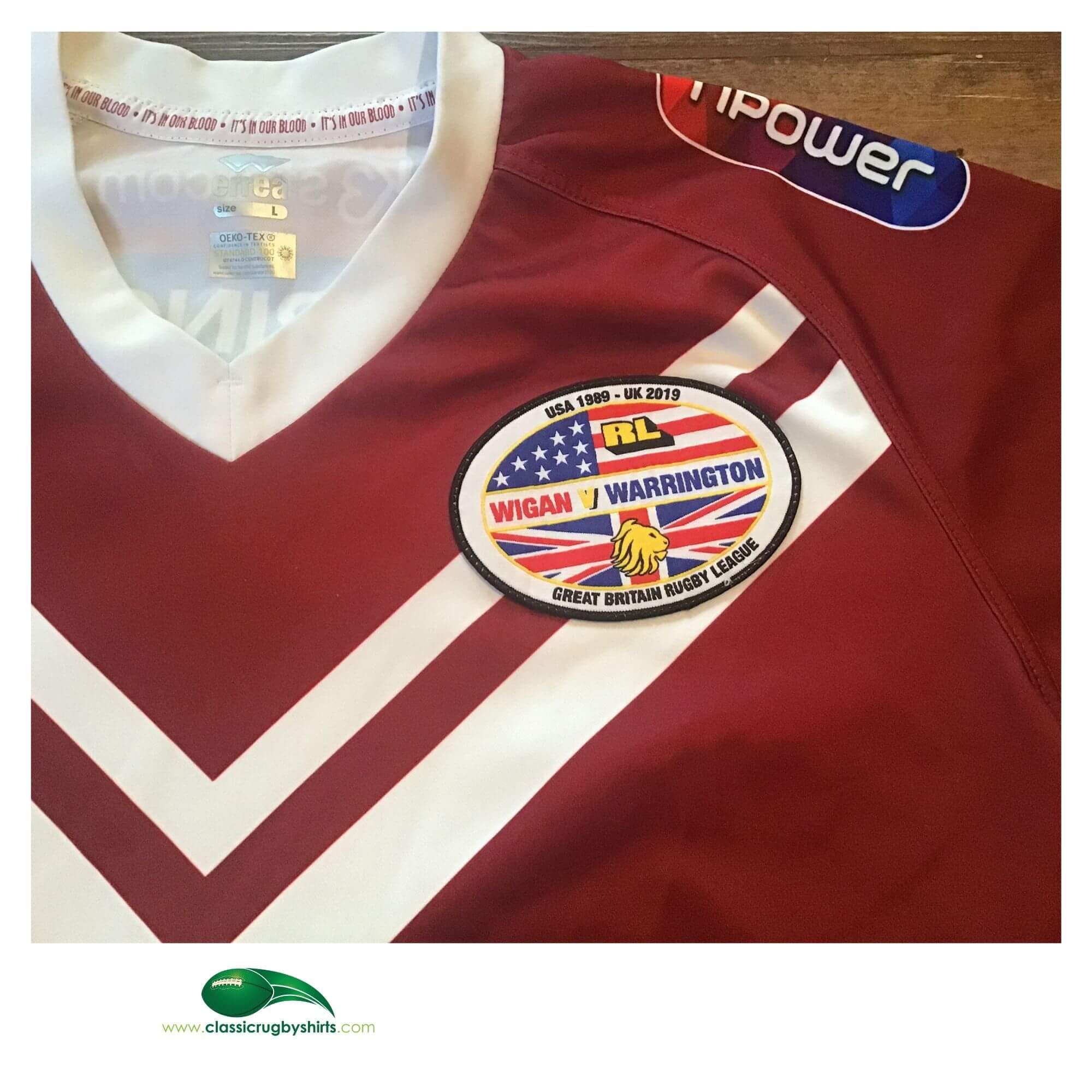 World Rugby Shirts | 2019 Wigan Vintage Old Jerseys