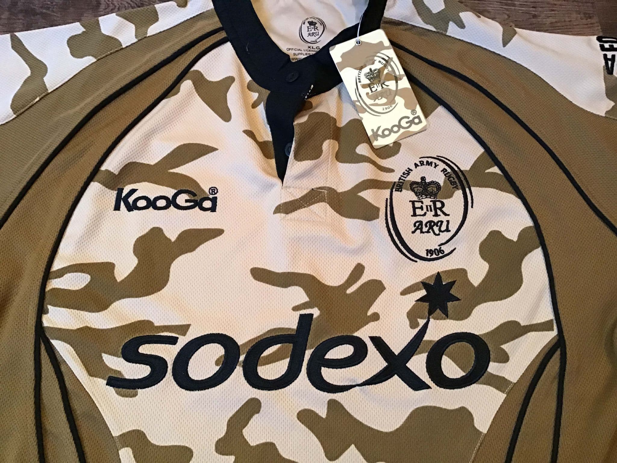 Classic Rugby Shirts | British Army Camouflage Vintage Old Jerseys