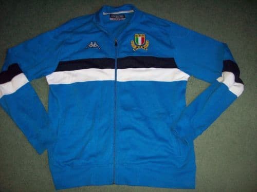 Italy Kappa Rugby Union Tracksuit Top Shirt Adults XL