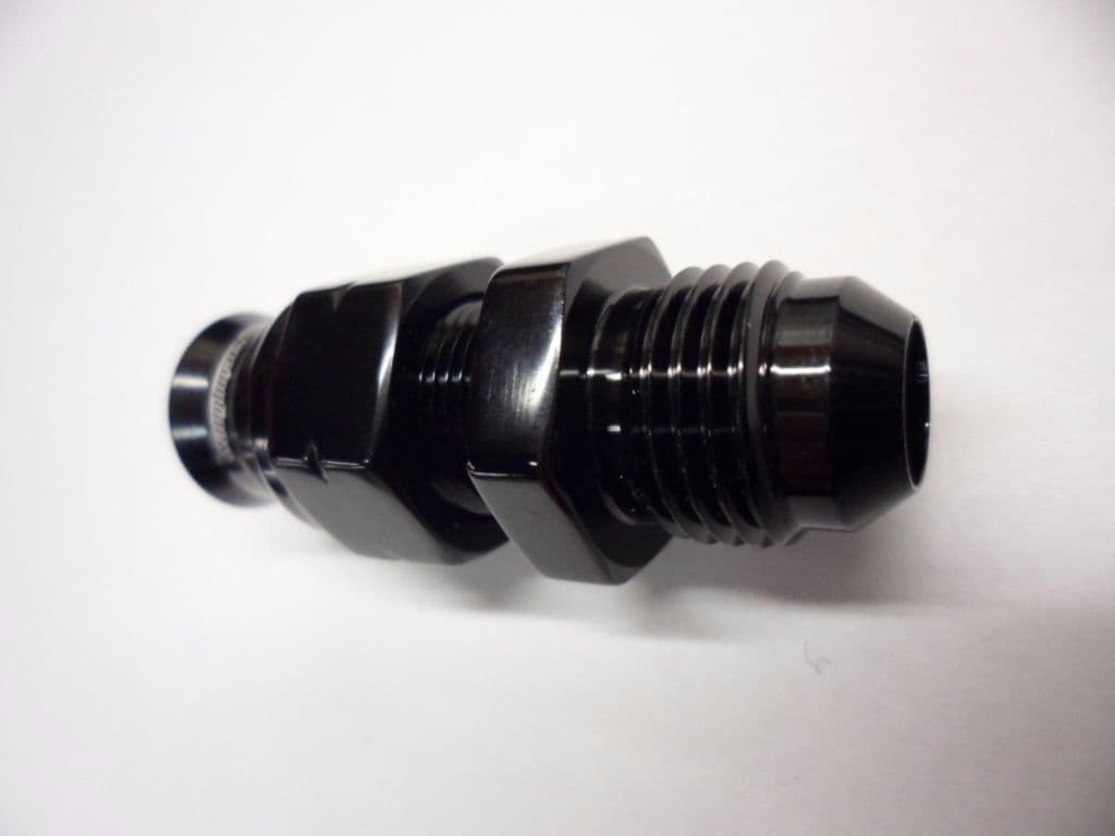 8MM OD METAL FUEL PIPE COMPRESSION FITTING AN-6 MALE - RACINGLINES ...