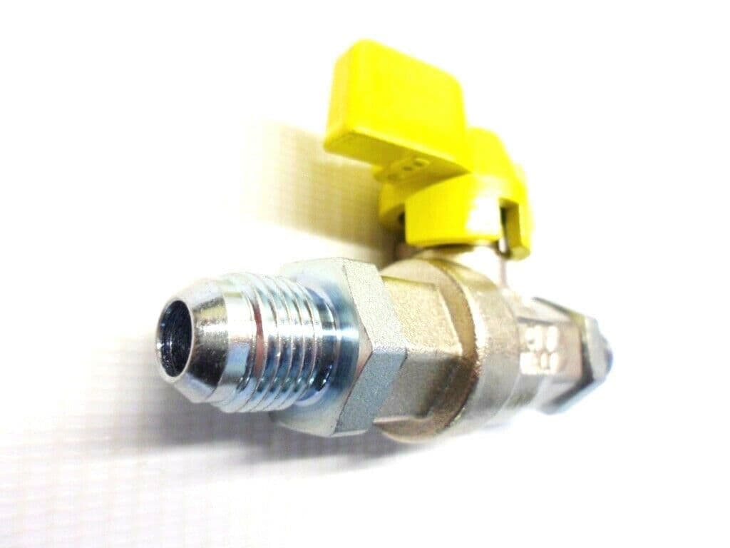 Competition Fuel Petrol Cut Off Tap With Dash AN6 Male Steel Pipe Hose ...