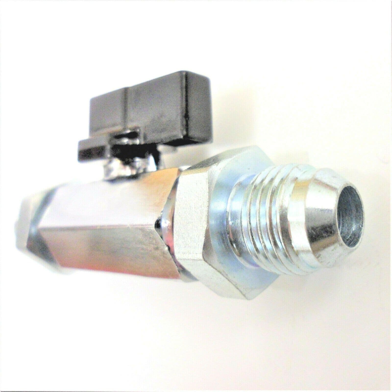 Competition Fuel Petrol Cut Off Tap With Male AN6 Dash -6 Pipe Hose ...