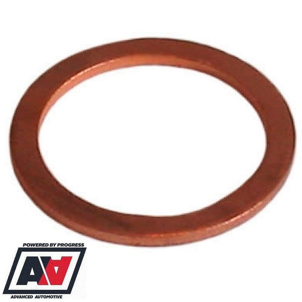 Copper Washer For 12mm Banjo Bolts And Fuel Fittings | Advanced Automotive