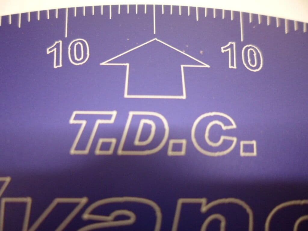 Engine Timing Degree Disc 170mm Advanced Automotive Blue Anodised ...