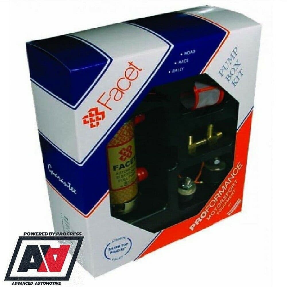 Facet Cylindrical Fuel Pump Fast Road Silver Top Kit 480530K | Advanced ...