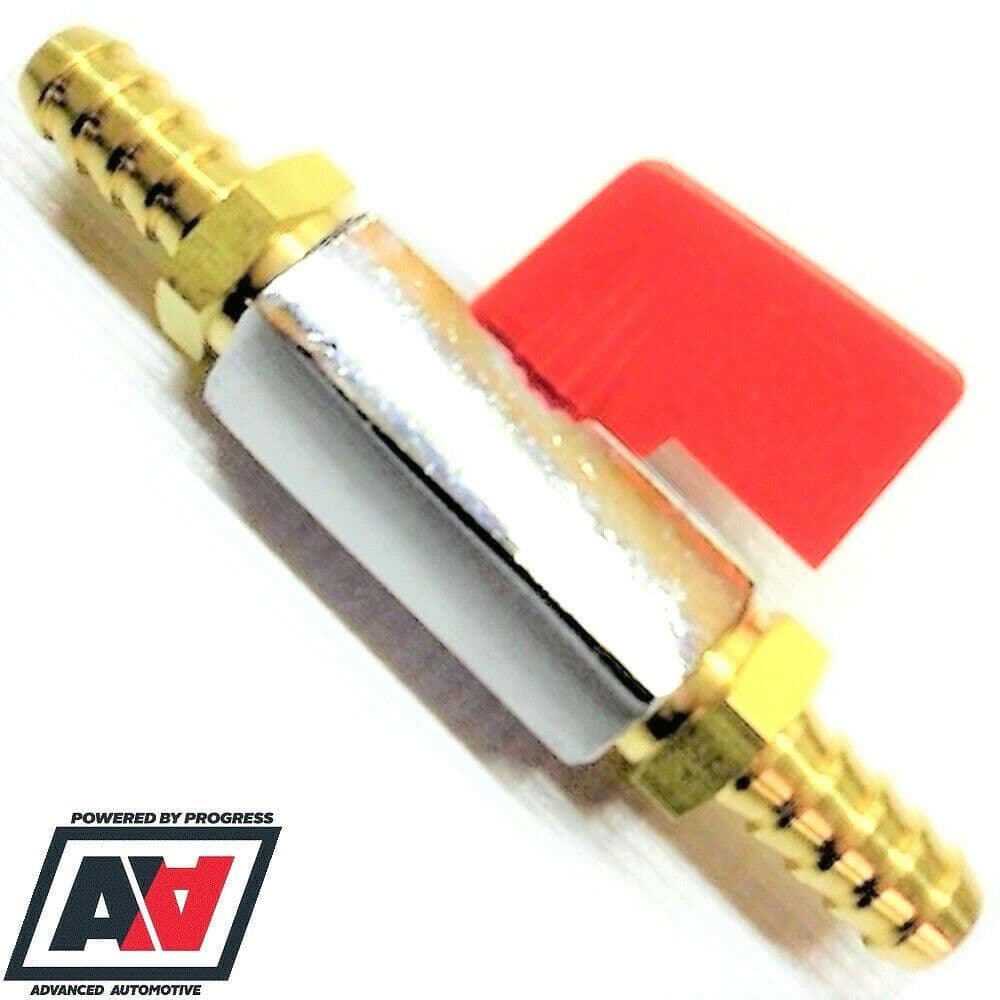 Fuel Petrol Cut Off Tap With 8mm Pipe Hose Tails Small Engine And ...